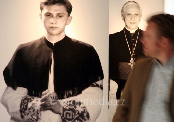 PHOTO Young Joseph Ratzinger Papst Press